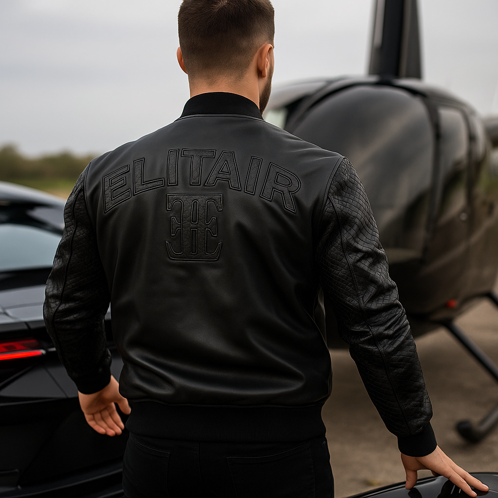 Python LIMITED EDITION Ceket – Siyah Lüks Tasarım – Sophia Rose